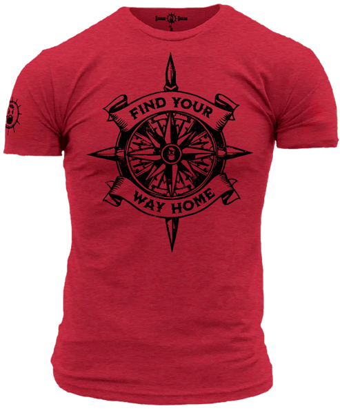 Find Your Way Home T-Shirt - Red – Savage Sailor